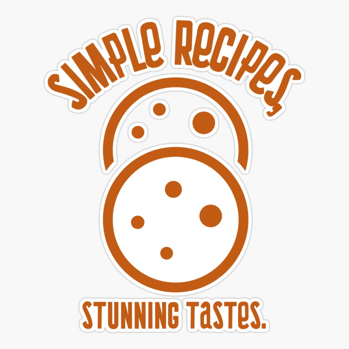 Maneki Simple Recipes, Stunning Tastes. Minimalist Baking. Sticker ...