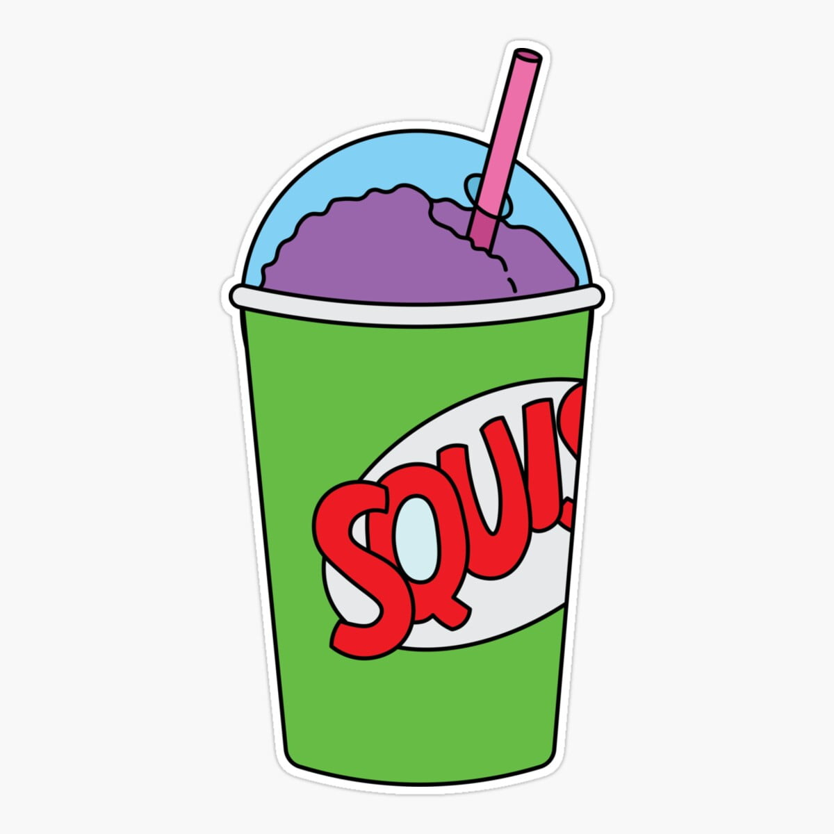 Maneki Simpsons Squishee Er, Phone Decal Water Bottle Stickers Car ...