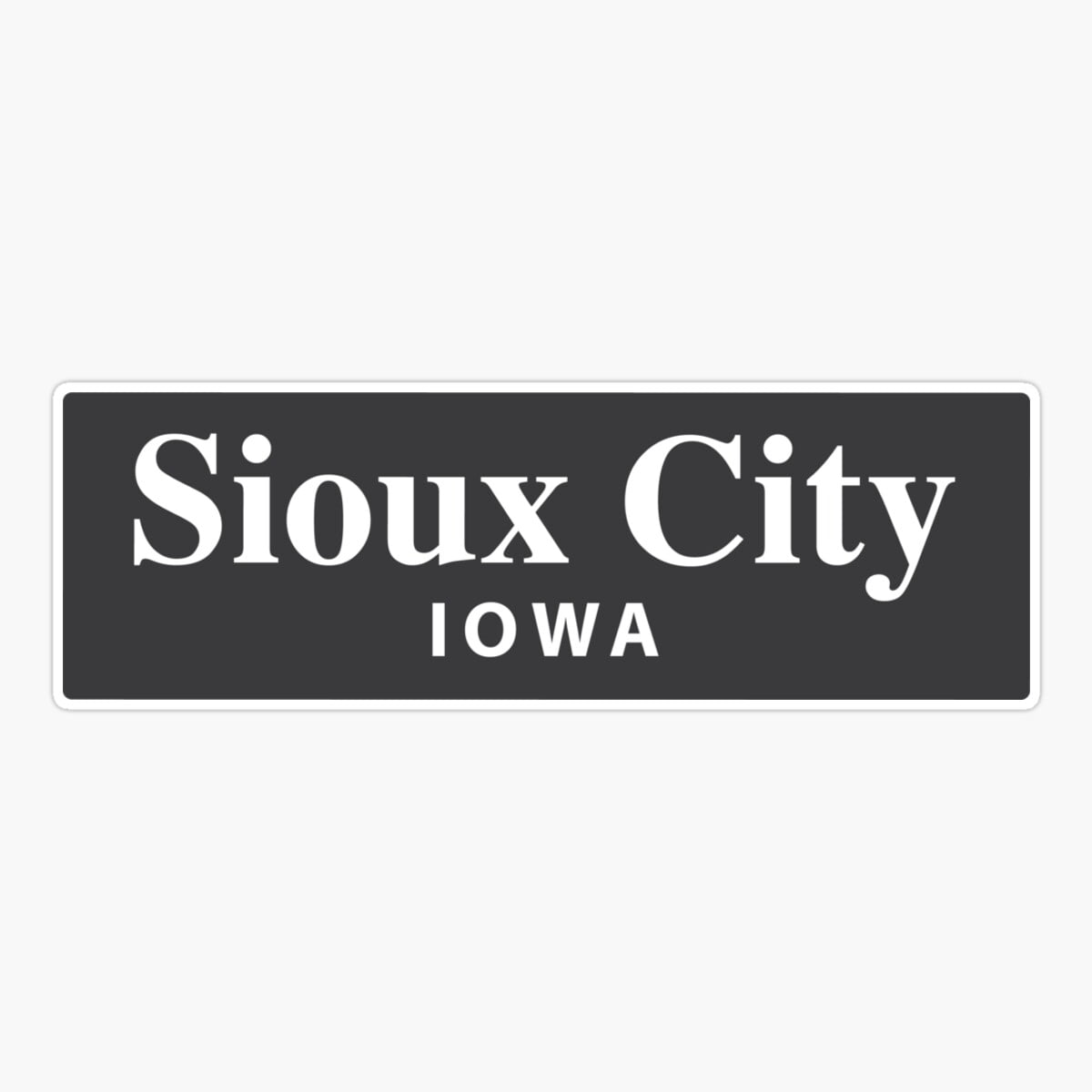Maneki Sioux City, Iowa Sticker, Phone Decal Water Bottle Stickers Car ...