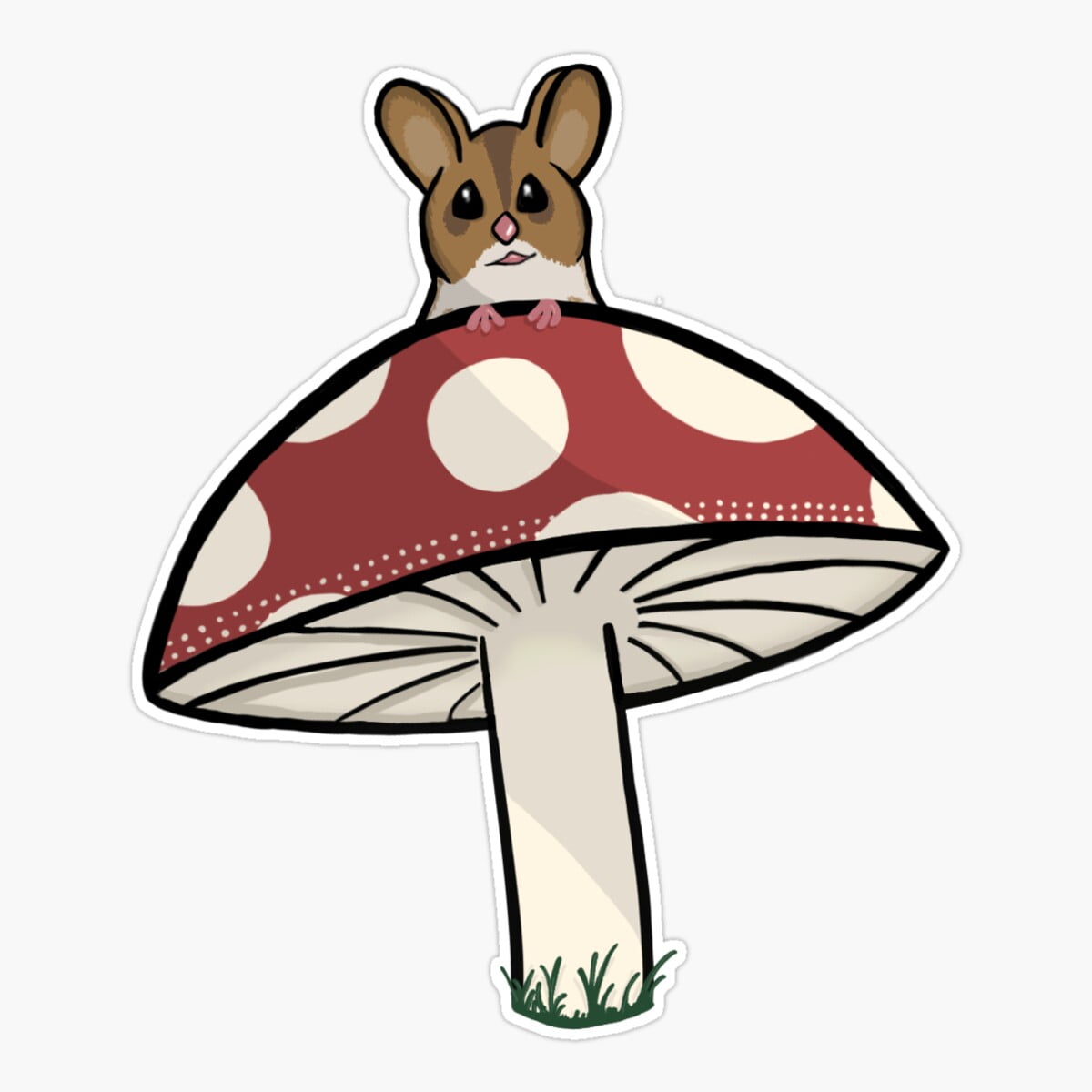 Maneki Sir Vincent Maximillian Theopolis Mountbatten Iv, On A Mushroom ...