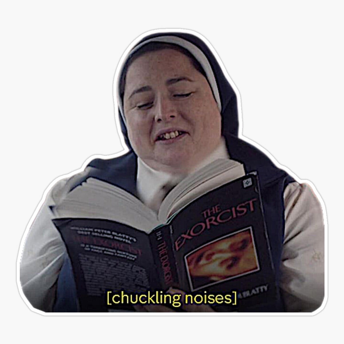 Maneki Sister Michael Derry Girls The Exorcist Sticker, Phone Decal ...