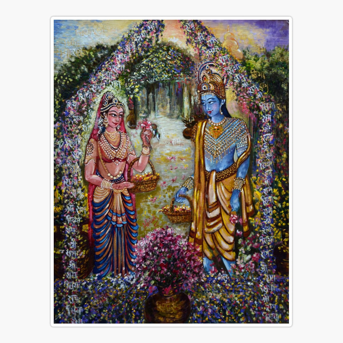 Maneki Sita Ram Er, Phone Decal Water Bottle Stickers Car Decals, Funny ...