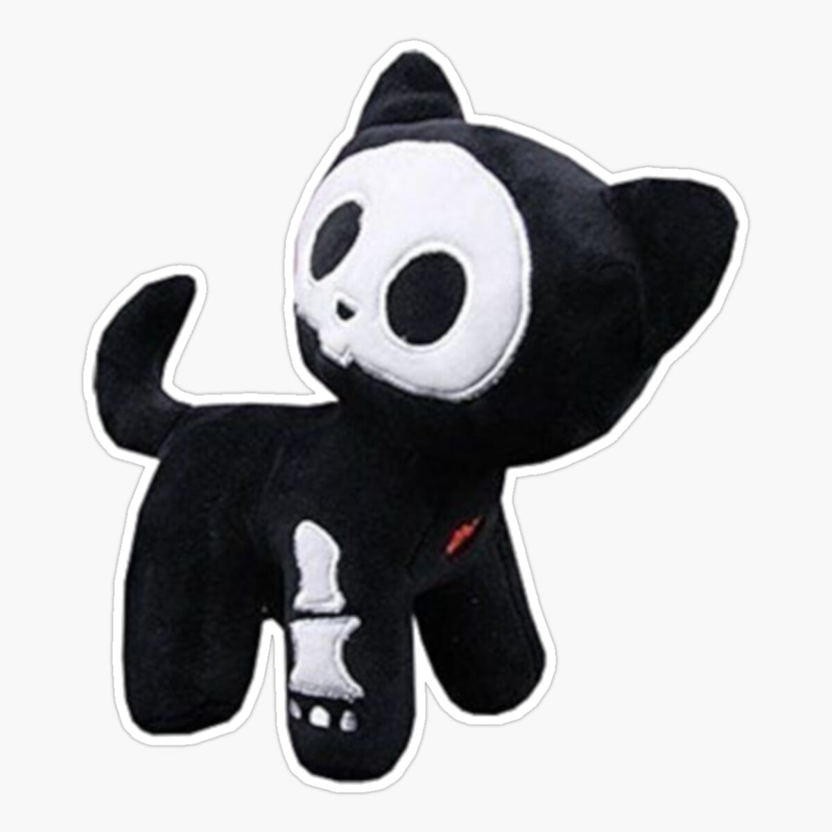 Maneki Skelanimals Hot Topic 2000S Cat Sticker Sticker, Phone Decal ...