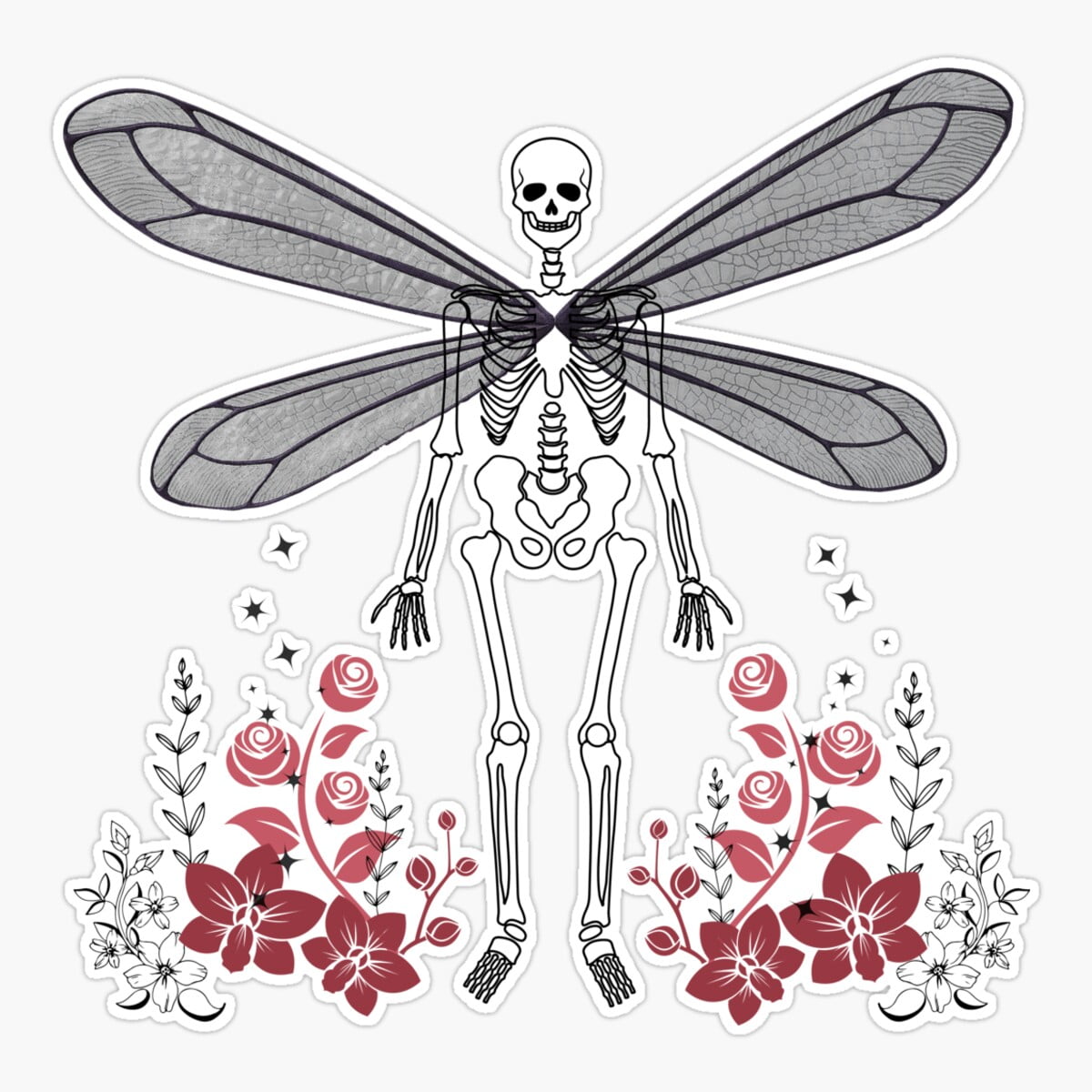 Maneki Skeleton Fairy Grunge Fairycore Aesthetic Gothic Cottagecore ...