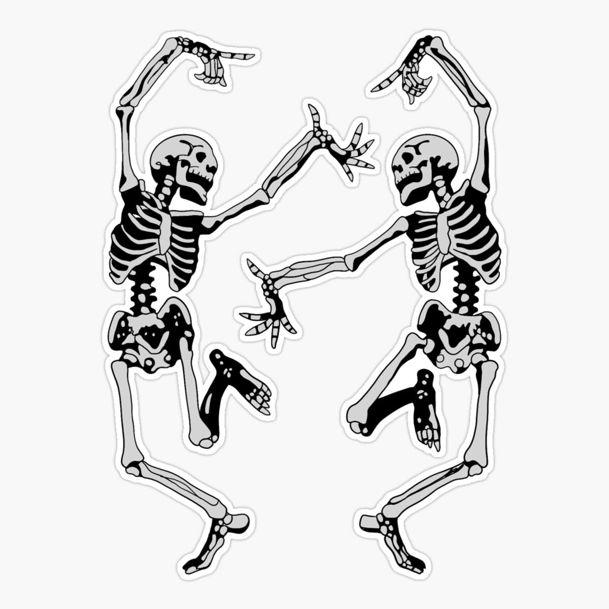 Maneki Skeletons Er, Phone Decal Water Bottle Stickers Car Decals ...