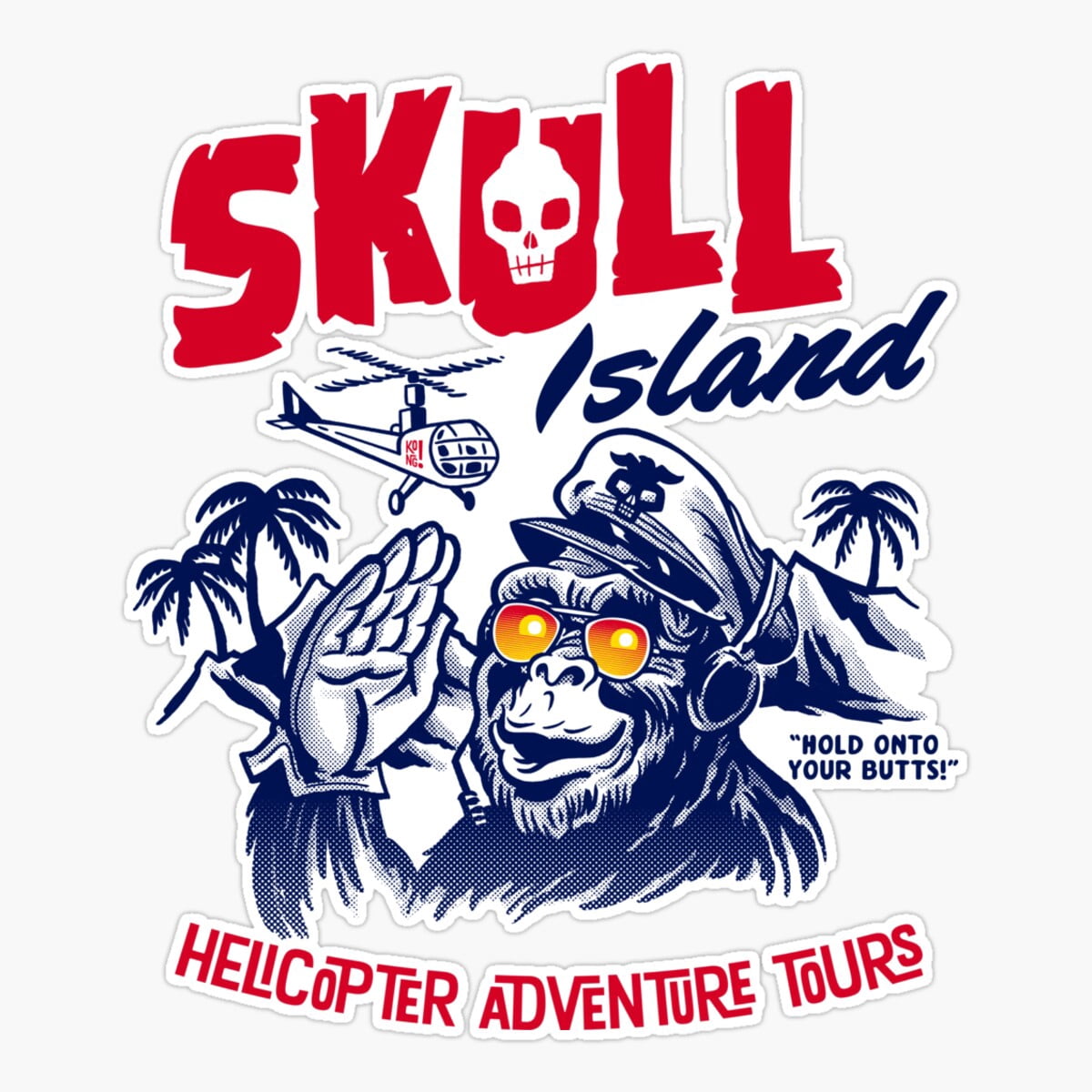 Maneki Skull Island Helicopter Adventure Tours Er, Phone Decal Water ...