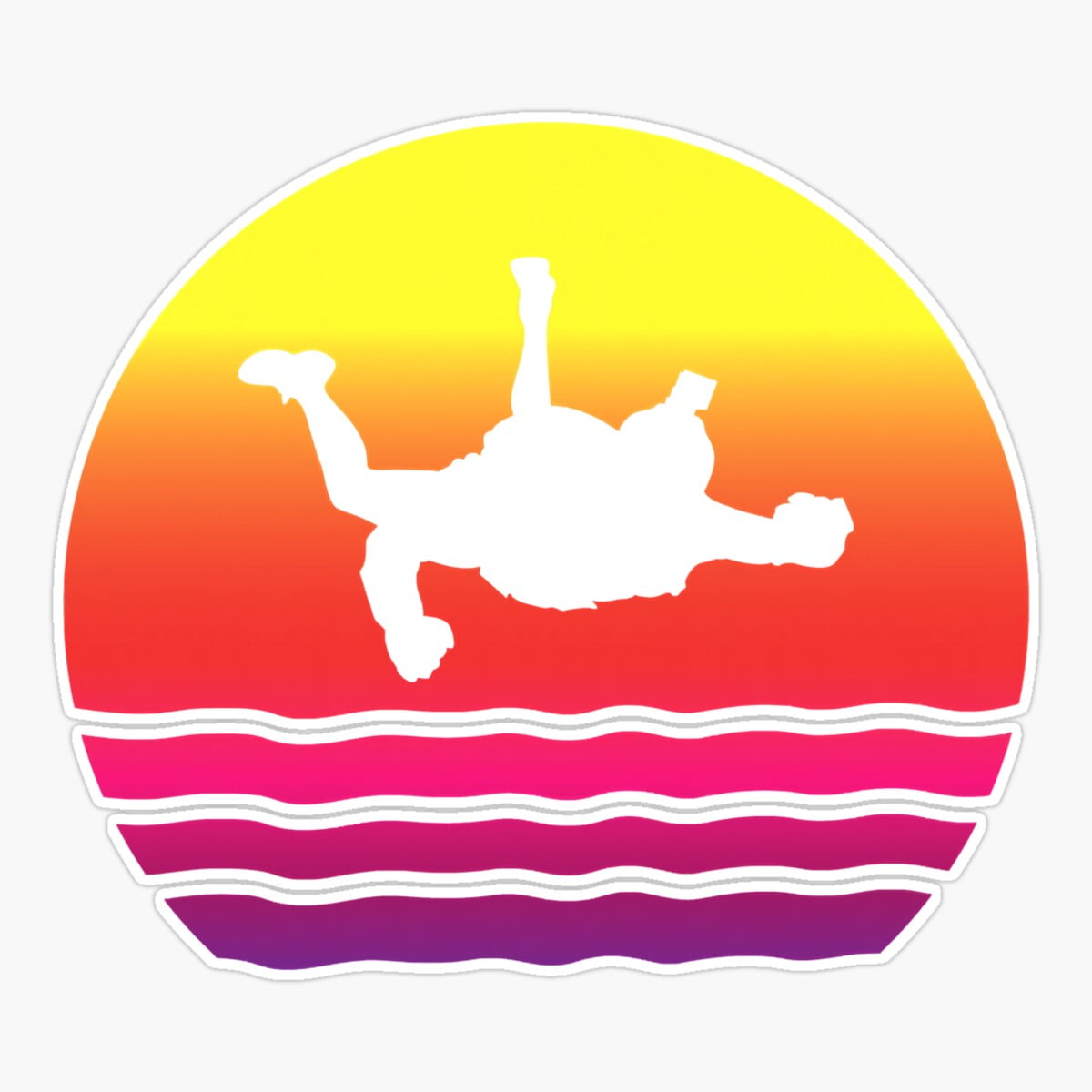 Maneki Skydiver Parachuting Soldiers Skydive Er, Phone Decal Water ...