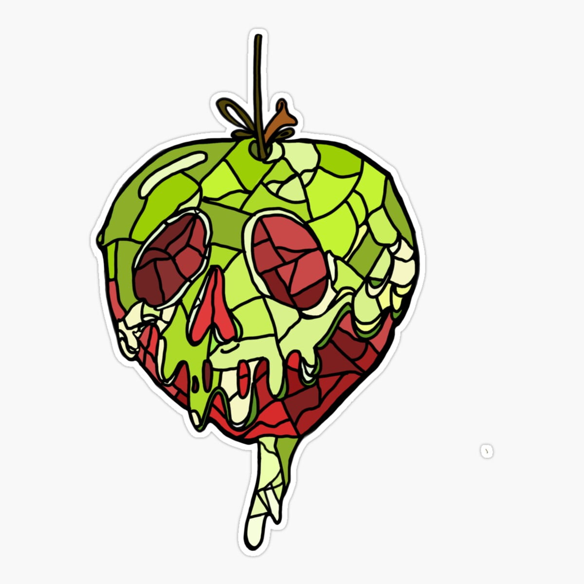 Maneki Sleeping Death Sticker, Phone Decal Water Bottle Stickers Car ...