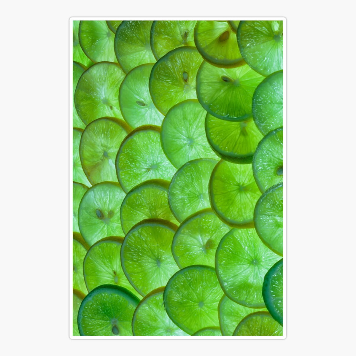 Maneki Slices O Lime Sticker, Phone Decal Water Bottle Stickers Car ...