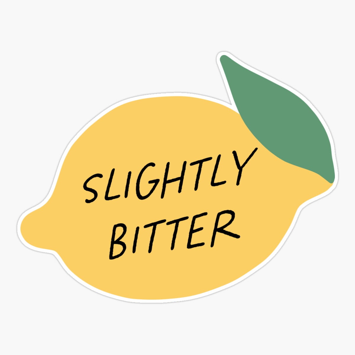 Maneki Slightly Bitter Lemon Cute Er, Phone Decal Water Bottle Stickers ...