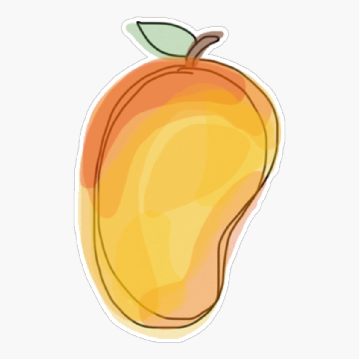 Maneki Small Mango Er, Phone Decal Water Bottle Stickers Car Decals, Funny Birthday Gift ...