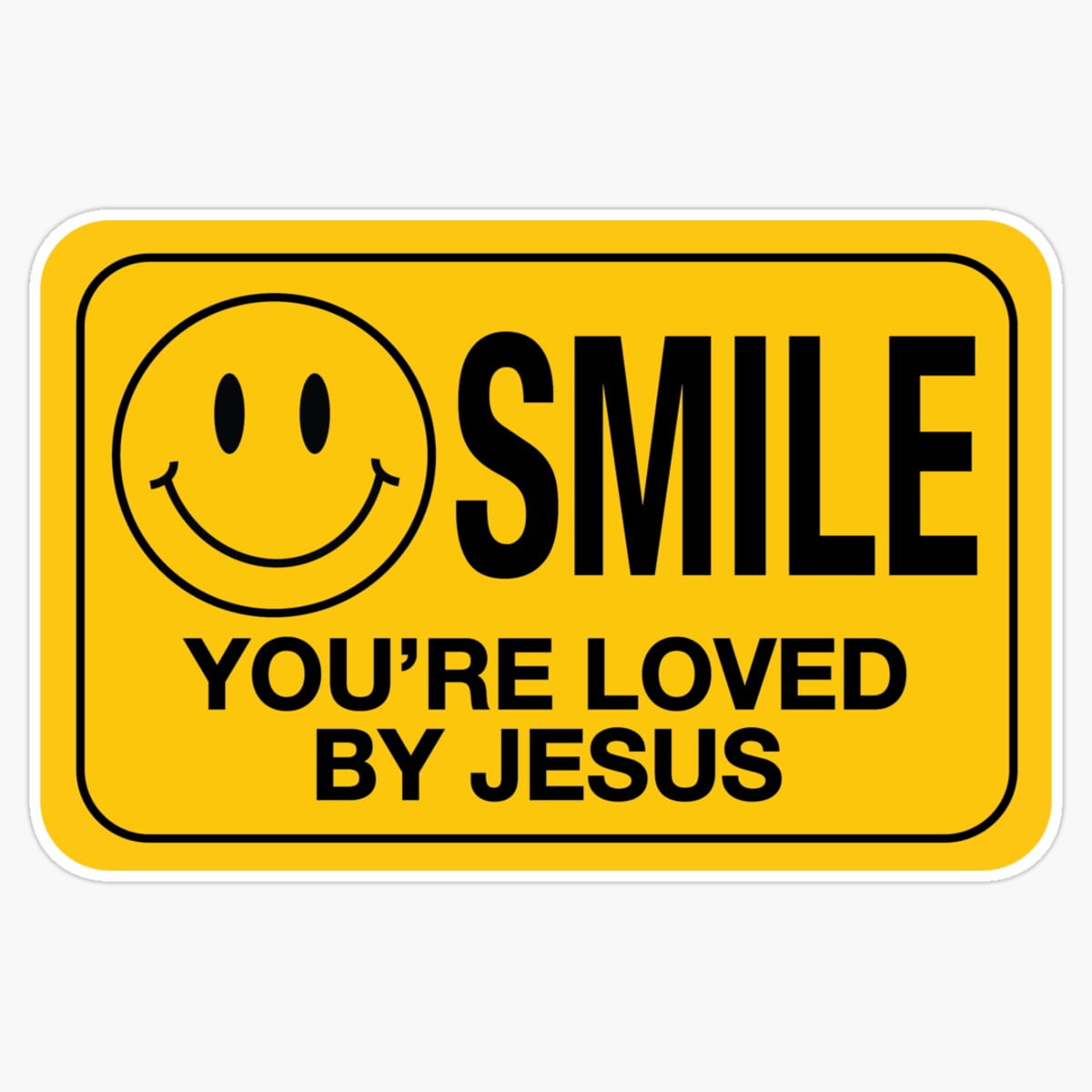 Maneki Smile You'Re Loved By Er, Phone Decal Water Bottle Stickers Car ...