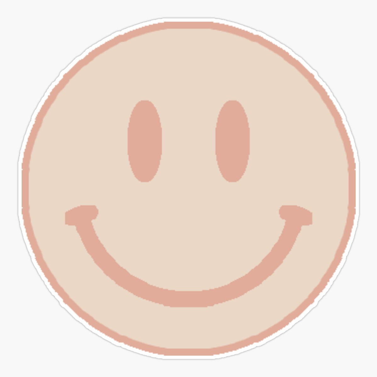 Maneki Smiley Face Sticker, Phone Decal Water Bottle Stickers Car ...