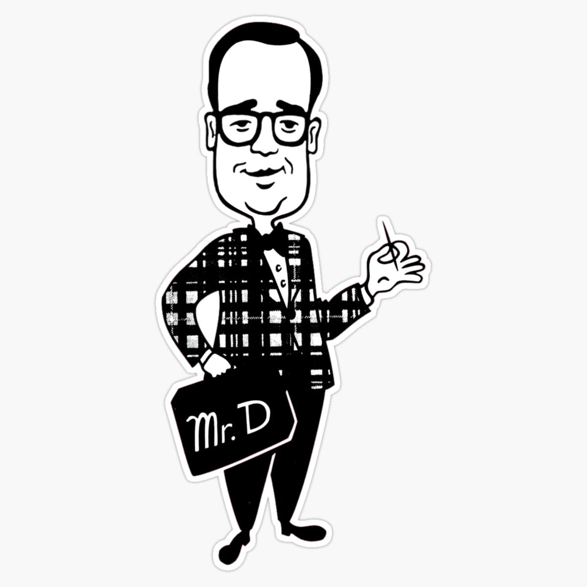 Maneki Smirking Mr. D Er, Phone Decal Water Bottle Stickers Car Decals ...