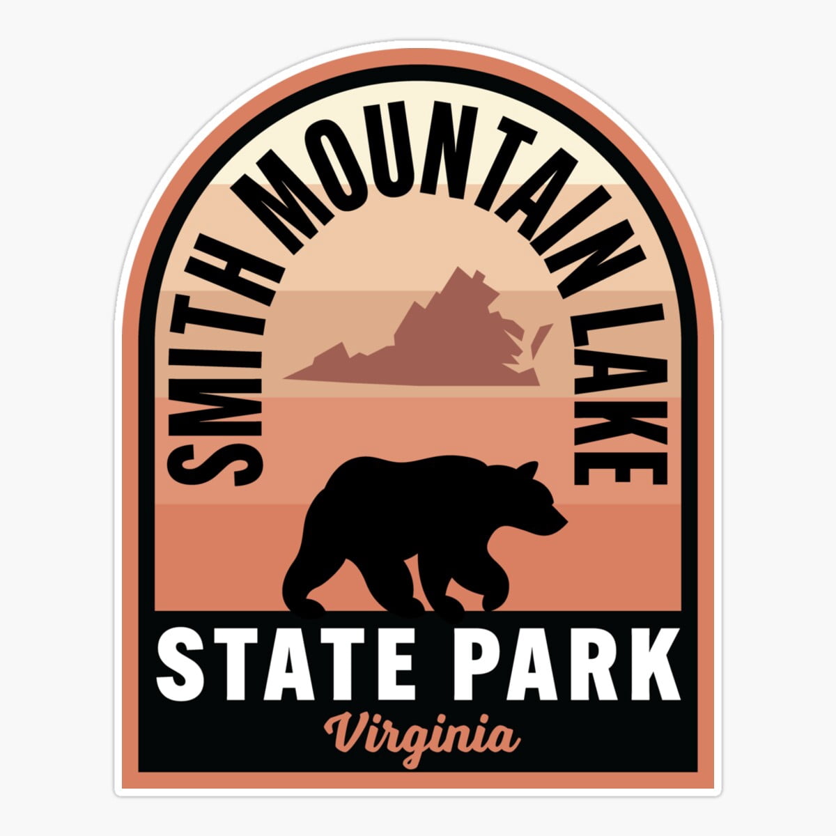 Maneki Smith Mountain Lake State Park Va Bear Er, Phone Decal Water ...