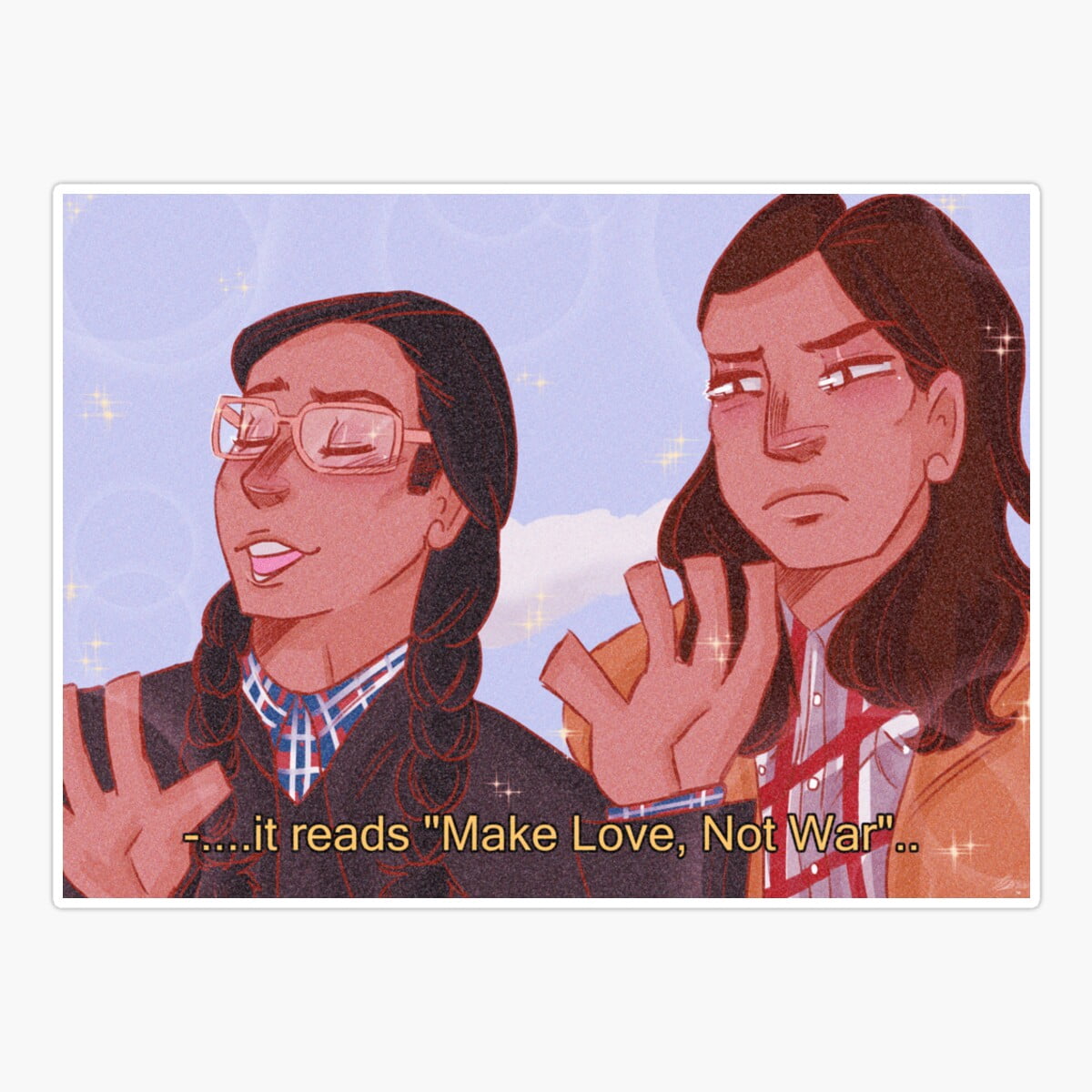 Maneki Smoke Signals Anime 2 Sticker, Phone Decal Water Bottle Stickers ...