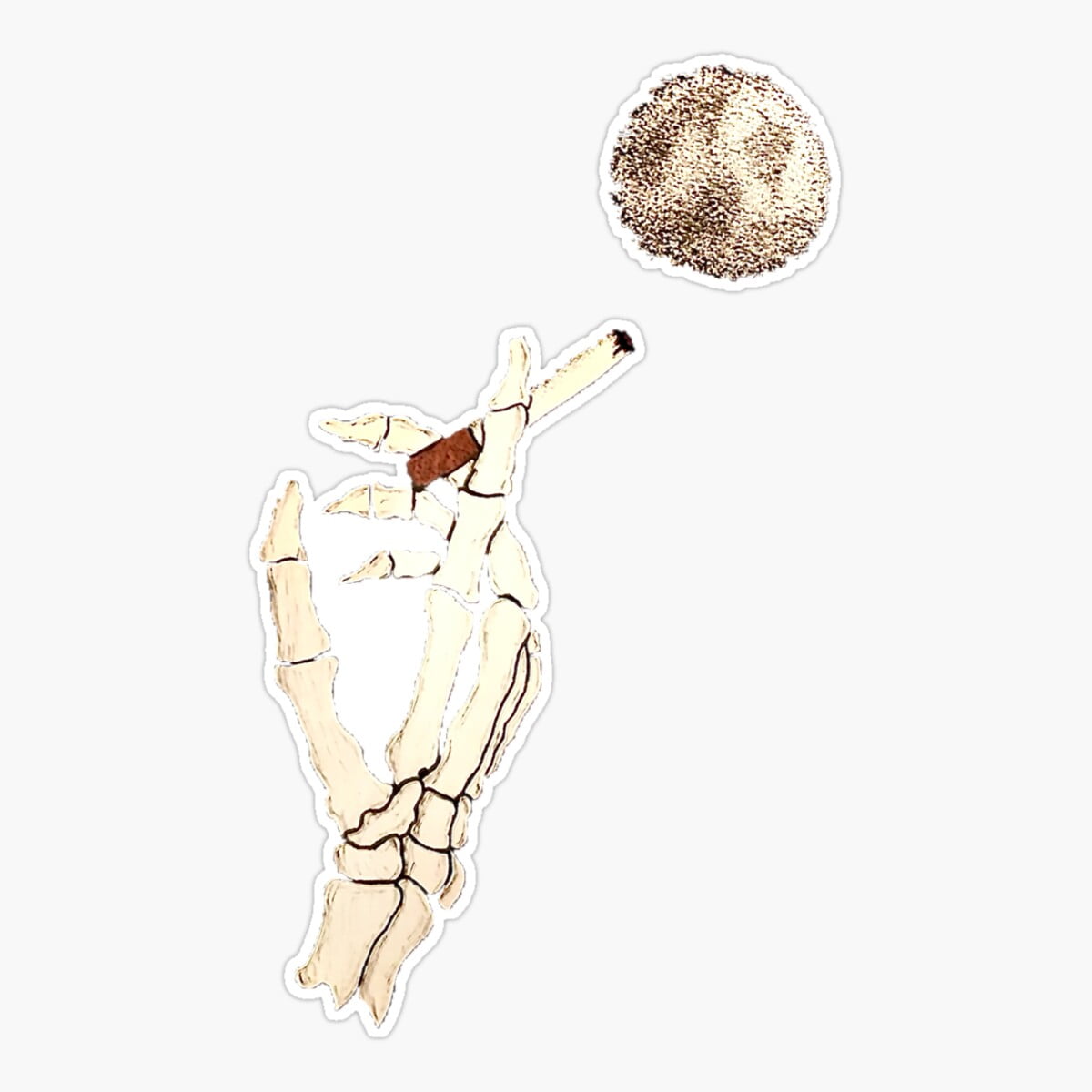 Maneki Smokin' Cigs Er, Phone Decal Water Bottle Stickers Car Decals ...