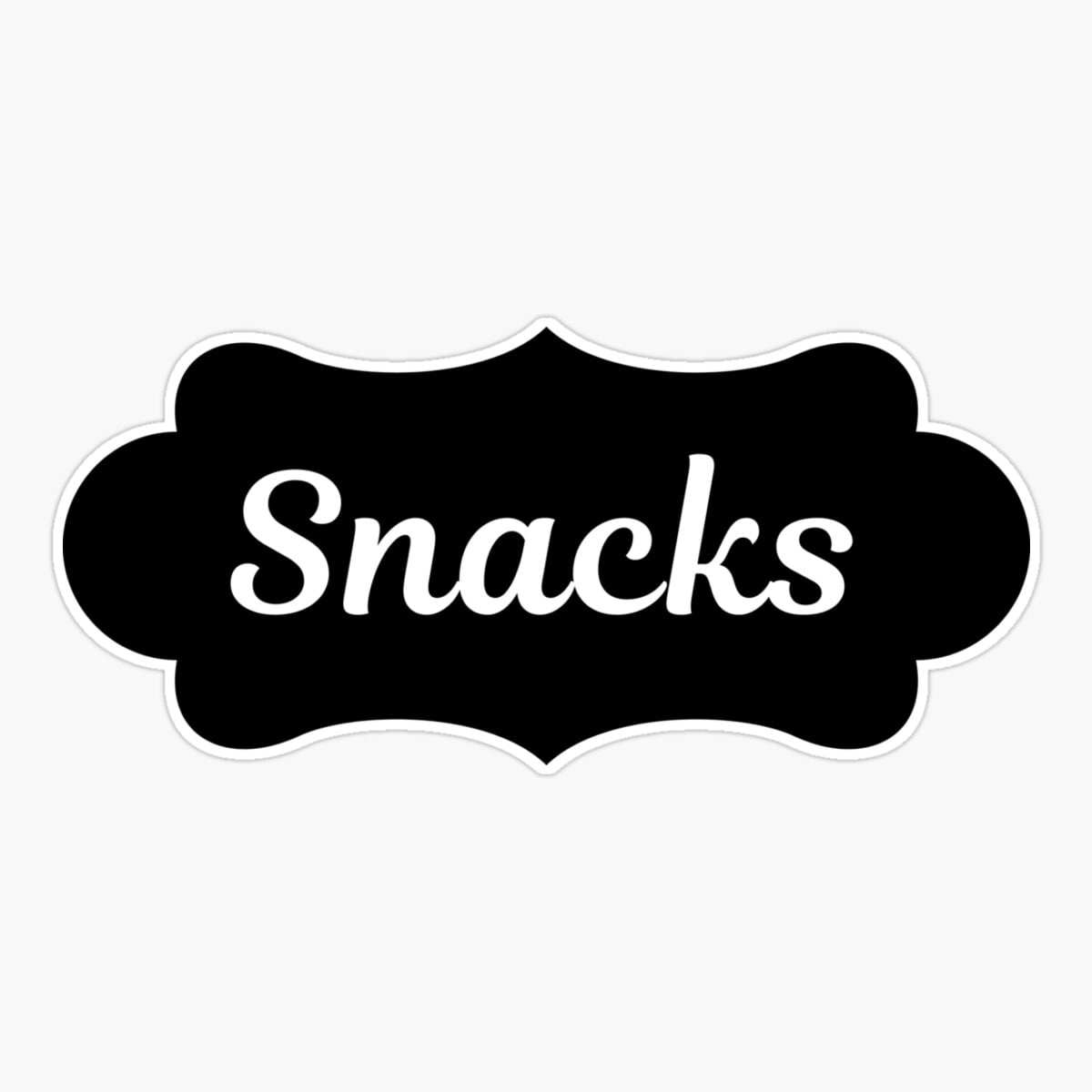 Maneki Snacks Pantry Organisation Sticker - Ind Your Thing Sticker ...