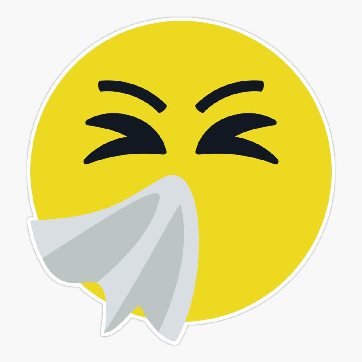 Maneki Sneezing Smiley, Gesundheit, Tissue, Allergy, Cold, Flu ...