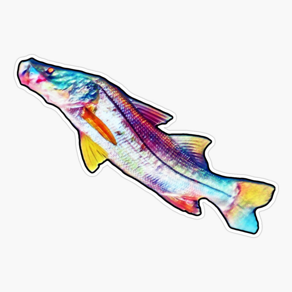 Maneki Snook Rainbow Er, Phone Decal Water Bottle Stickers Car Decals ...