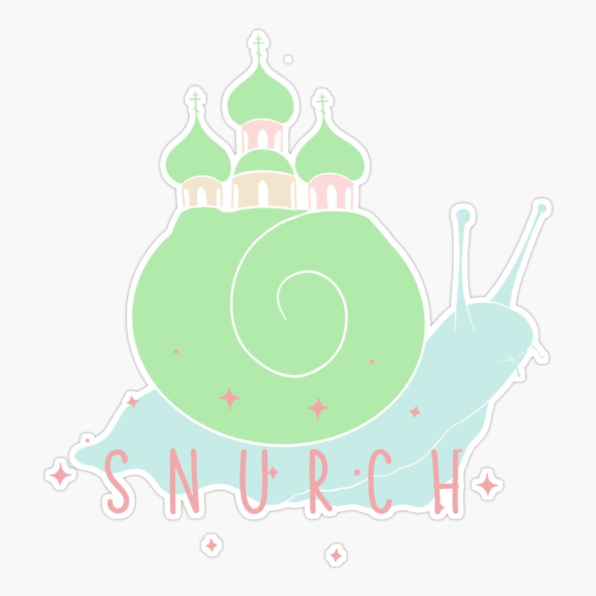 Maneki Snurch Sticker, Phone Decal Water Bottle Stickers Car Decals ...