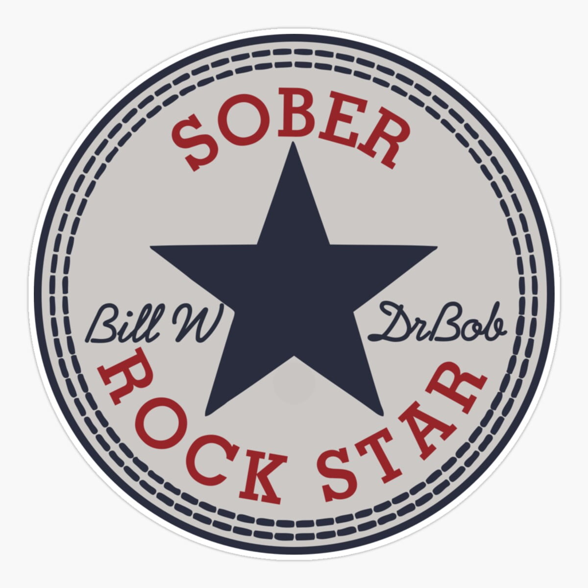 Maneki Sober Rock Star - Sober Gifts Men Women Er, Phone Decal Water ...