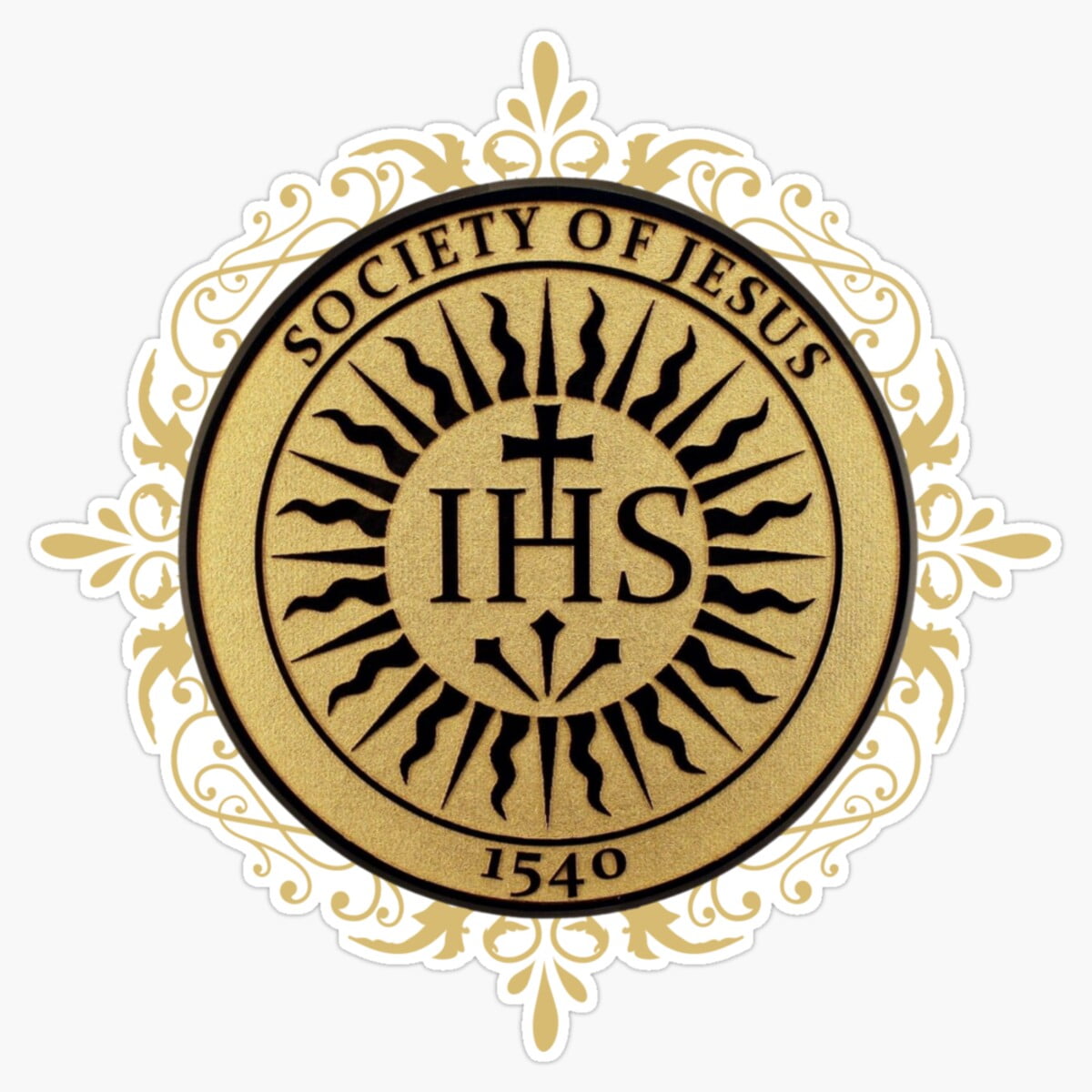 Maneki Society Of Simbol, Jesuits, Ihs, Saint Ignatius Of Loyola Er ...