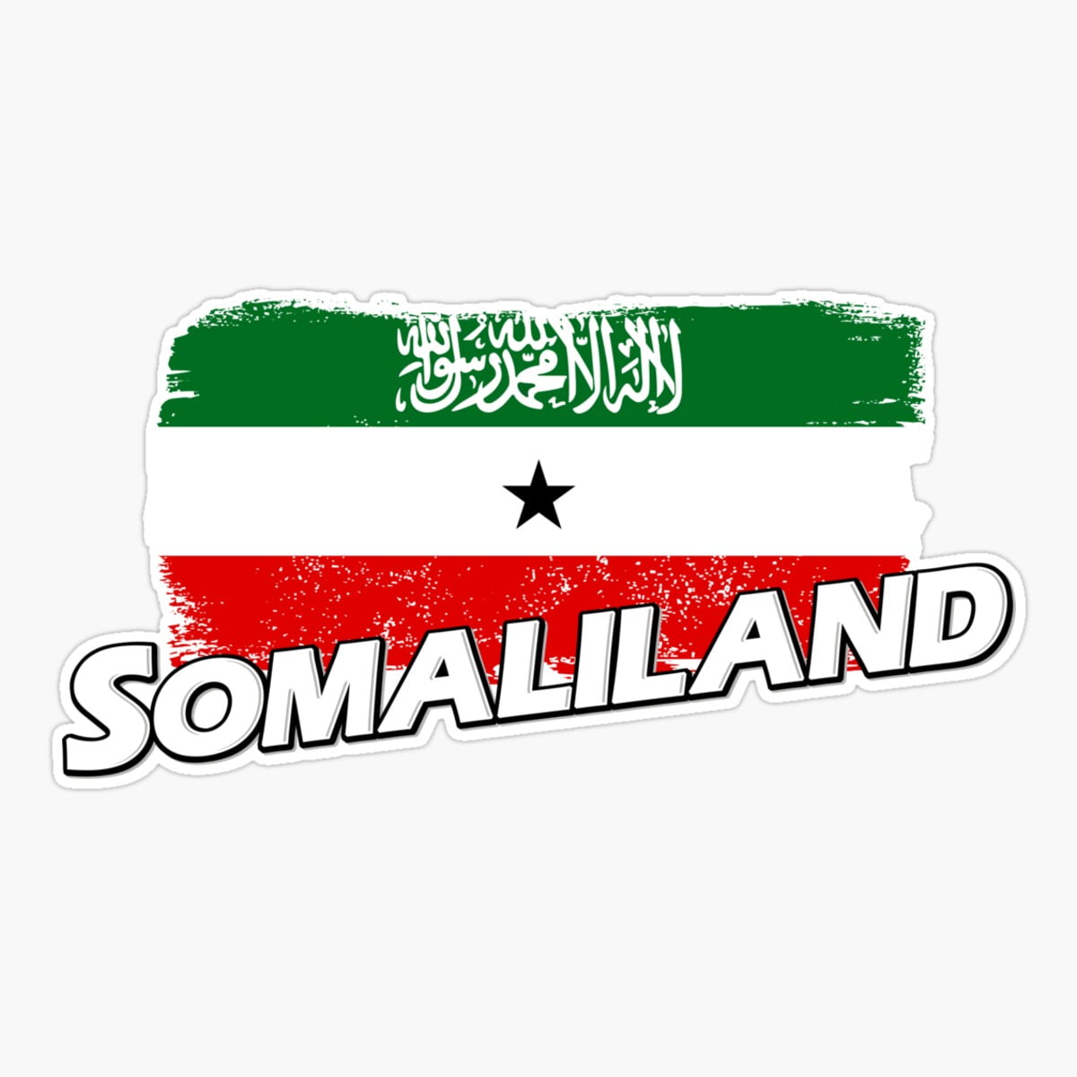Maneki Somaliland Flag Er, Phone Decal Water Bottle Stickers Car Decals ...
