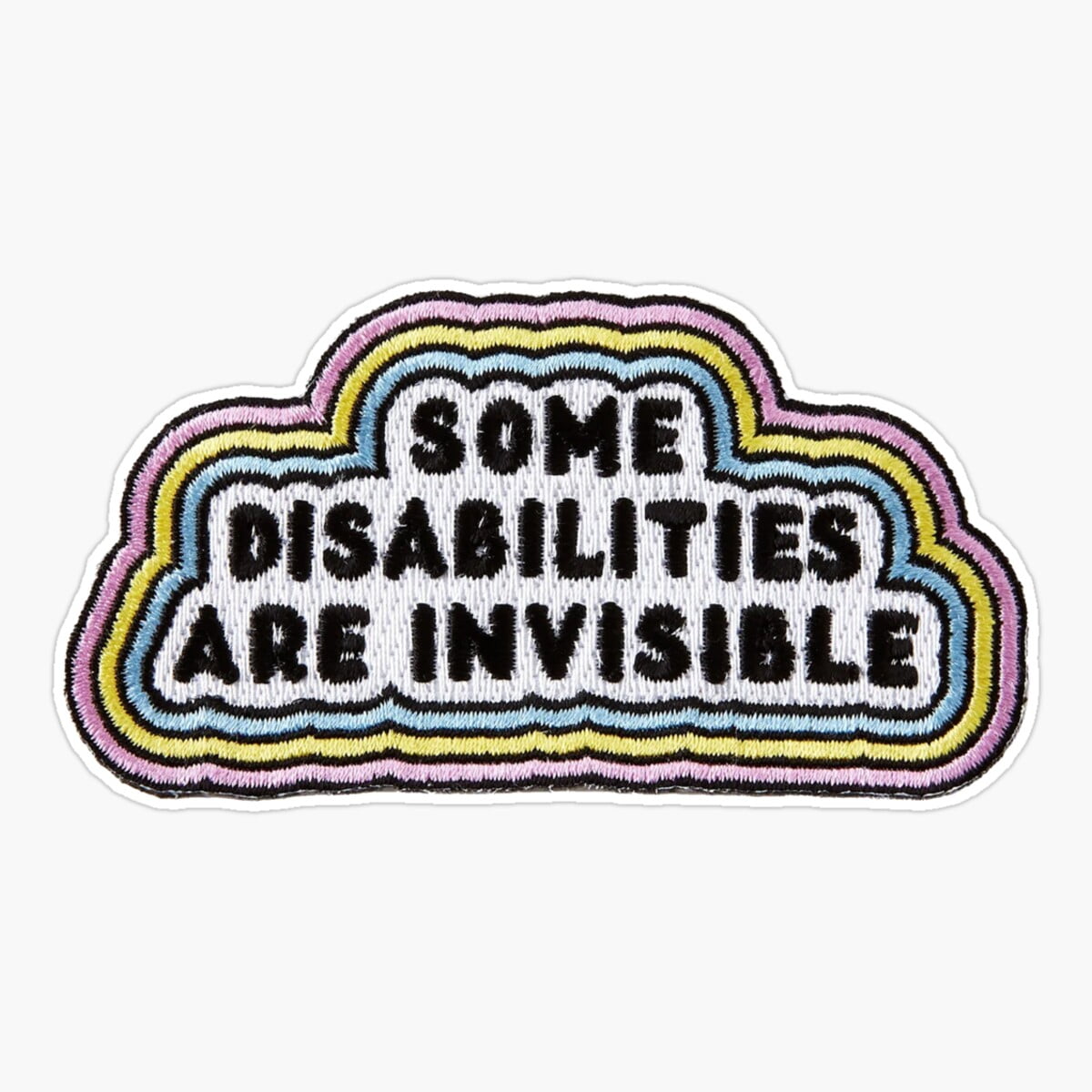 Maneki Some Disabilities Are Invisible Er Er, Phone Decal Water Bottle ...