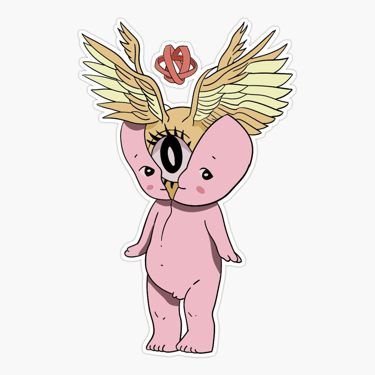 Maneki Sonny Biblical Angel Sticker, Phone Decal Water Bottle Stickers ...