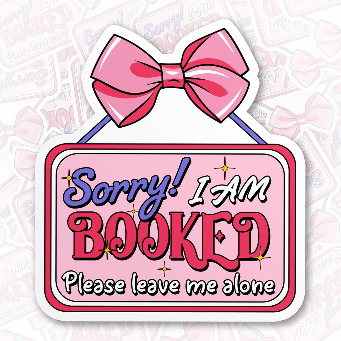 Maneki Sorry I Am Booked Er, Kindle Bookish Decal Ers, Smut Romance ...