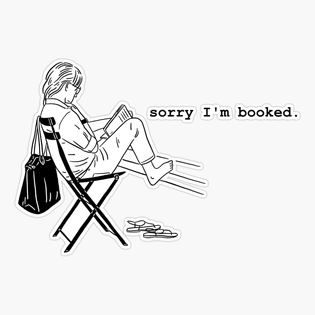 Maneki Sorry I'M Booked Sticker, Phone Decal Water Bottle Stickers Car ...