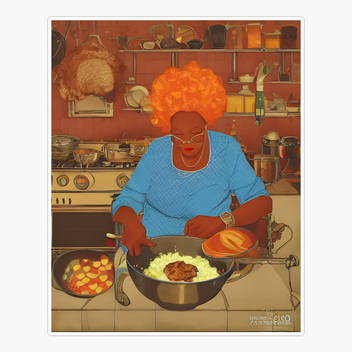 Maneki Soul Ood Sticker, Phone Decal Water Bottle Stickers Car Decals ...