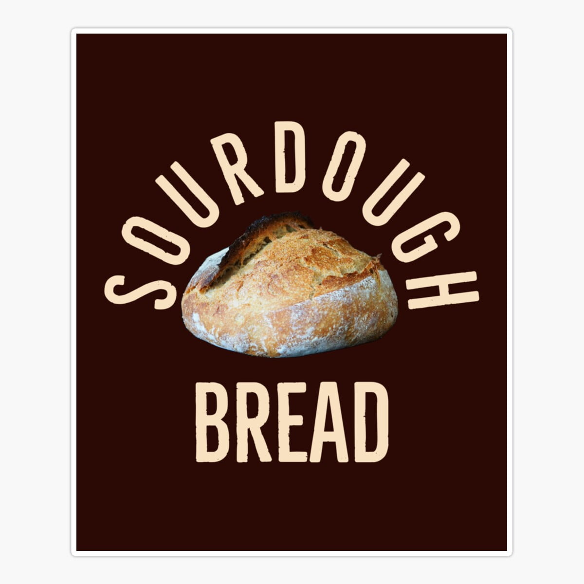Maneki Sourdough Bread , Crusty Bread, Artisan Bread Themed Design On A ...