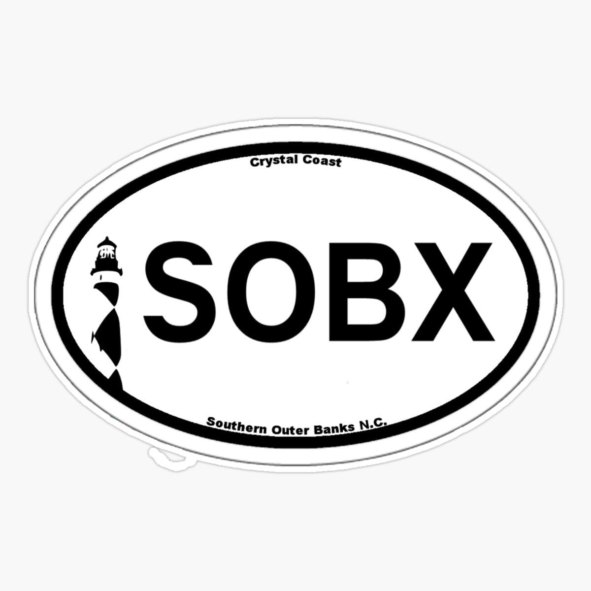 Maneki Southern Outer Banks. Sticker, Phone Decal Water Bottle Stickers ...