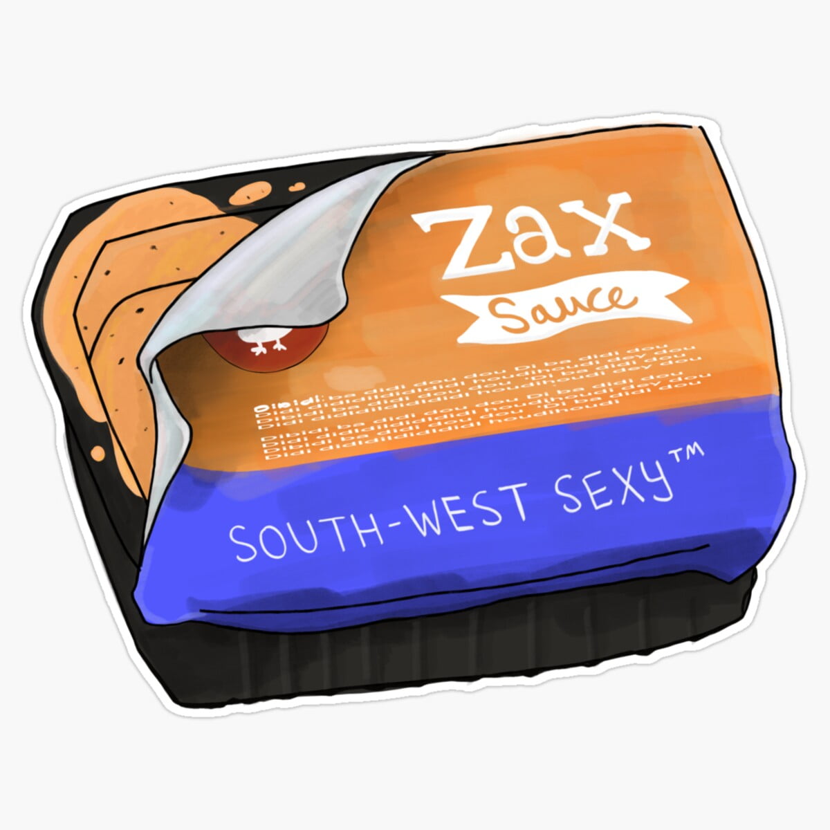 Maneki Southwest Y Zax Sauce Er, Phone Decal Water Bottle Stickers Car ...