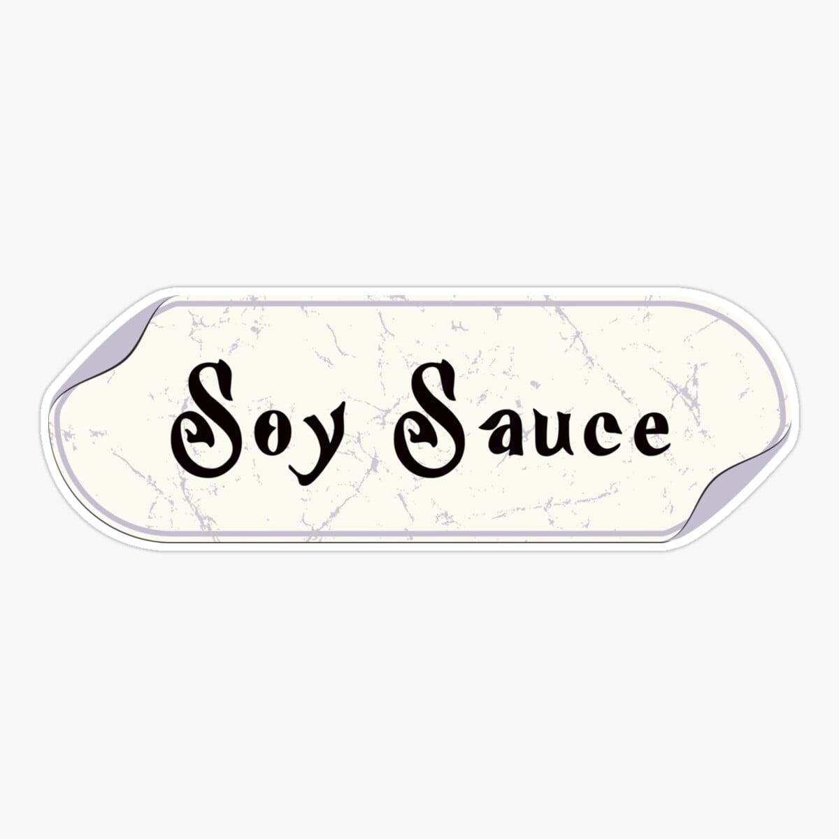 Maneki Soy Sauce - Witches Kitchen Storage Labels Sticker, Phone Decal ...
