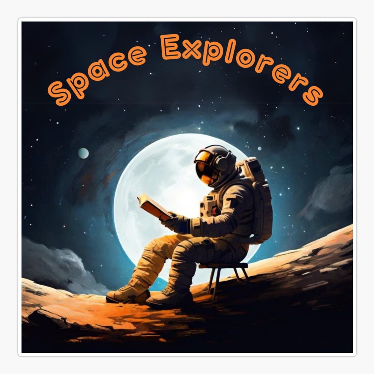 Maneki Space Explorers 31 Sticker, Phone Decal Water Bottle Stickers ...