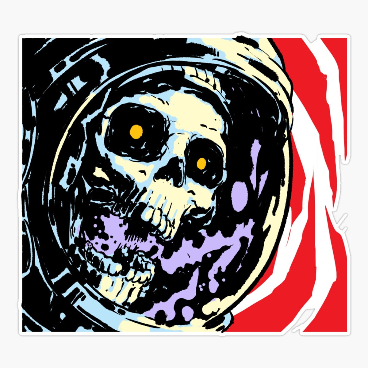 Maneki Space Radiation Er, Phone Decal Water Bottle Stickers Car Decals ...