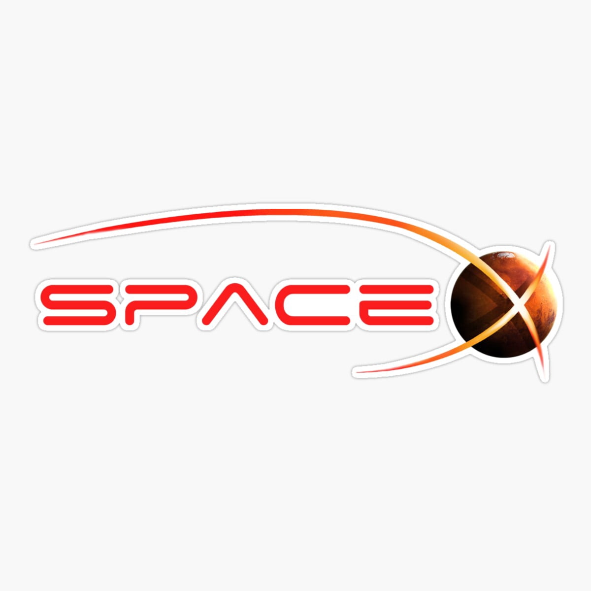 Maneki Spacex Mars Exploration Er, Phone Decal Water Bottle Stickers ...