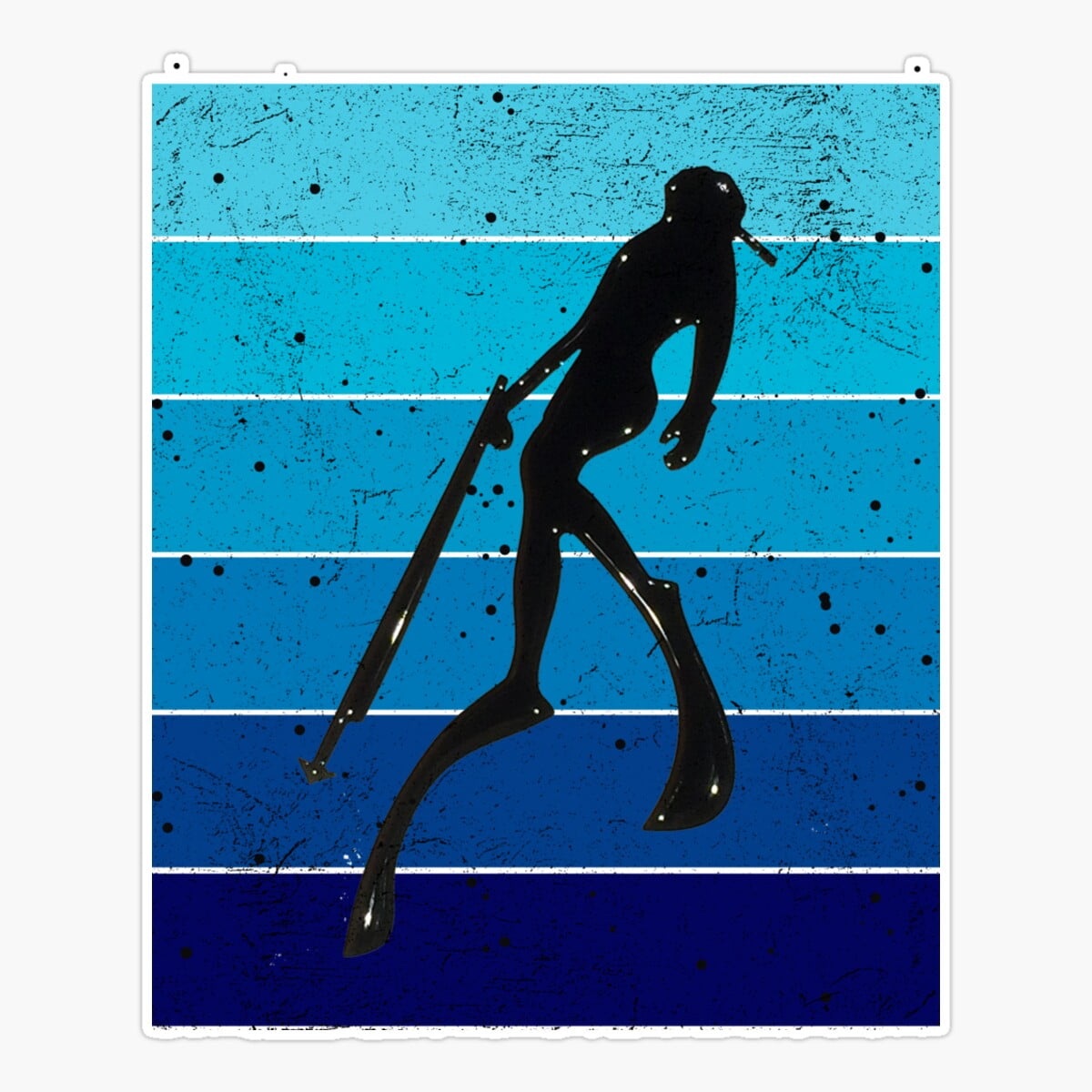 Maneki Spearishing Retro Gradients Underwater Hunter - Deep Blue Sea ...