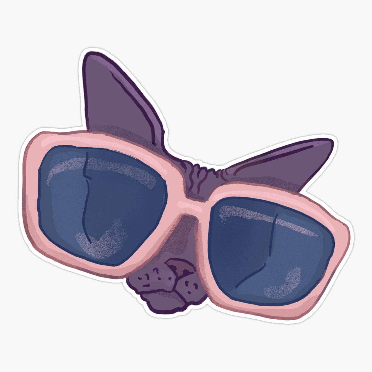 Maneki Sphynx Cat Wearing Sungles - Cool Cat Sticker, Phone Decal Water ...