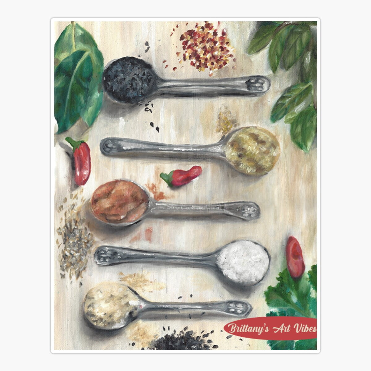 Maneki Spices Sticker Sticker, Phone Decal Water Bottle Stickers Car ...