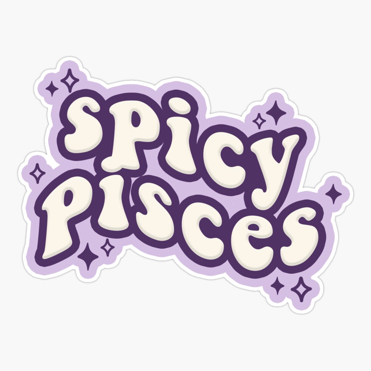 Maneki Spicy Pisces Sticker, Phone Decal Water Bottle Stickers Car ...