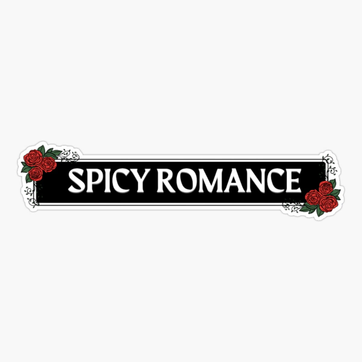 Maneki Spicy Romance Book Trope Sticker, Phone Decal Water Bottle ...