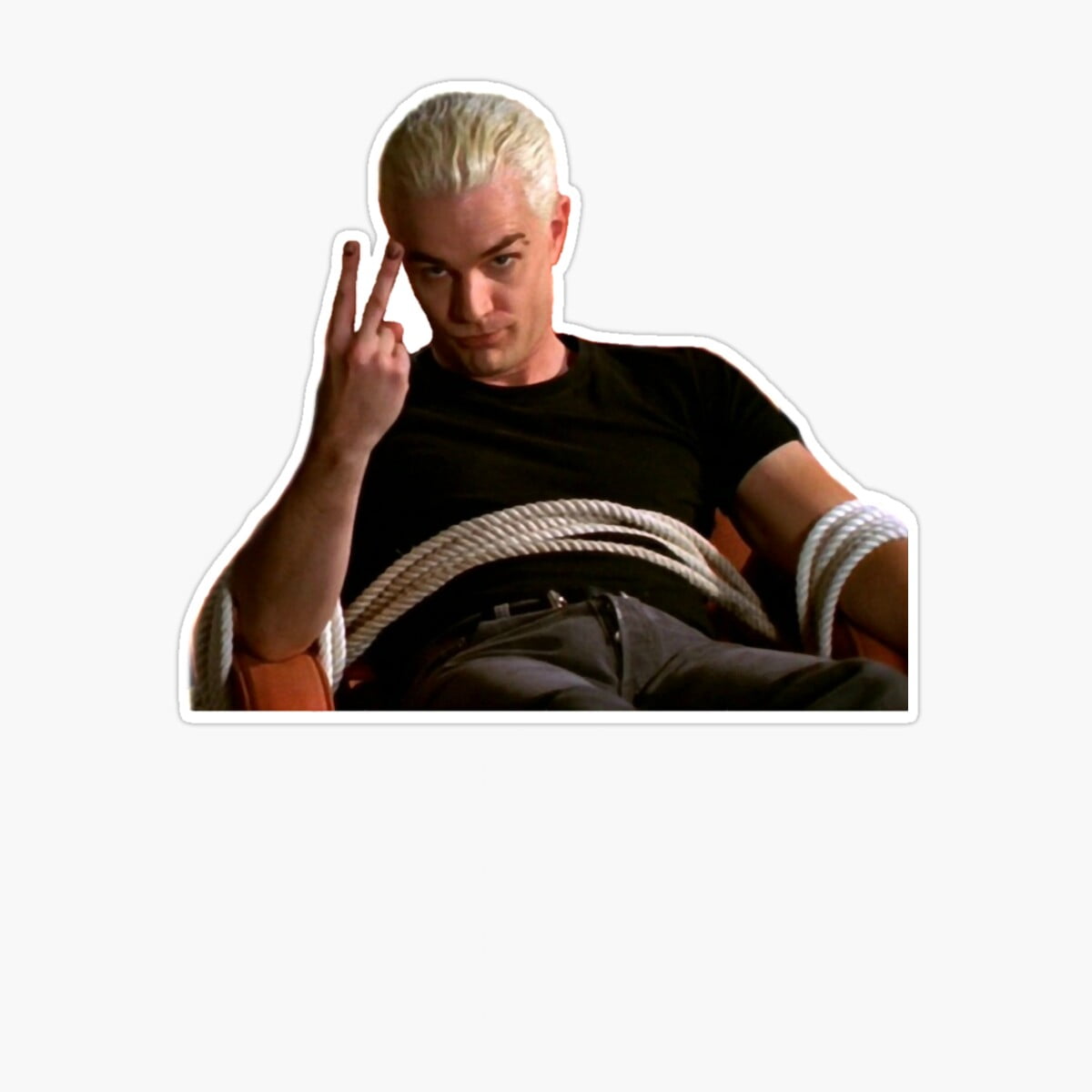 Maneki Spike Tied Up Sticker, Phone Decal Water Bottle Stickers Car ...