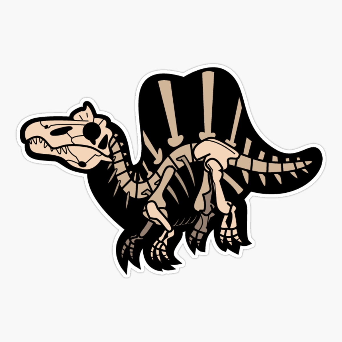 Maneki Spinosaurus Er, Phone Decal Water Bottle Stickers Car Decals ...