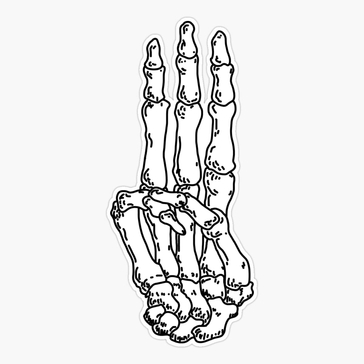 Maneki Spooky Scary Scout Sign Er, Phone Decal Water Bottle Stickers ...