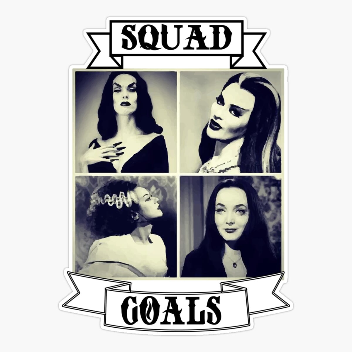 Maneki Squad Goals Vampira Morticia Adams Lily Munster Bride Of ...