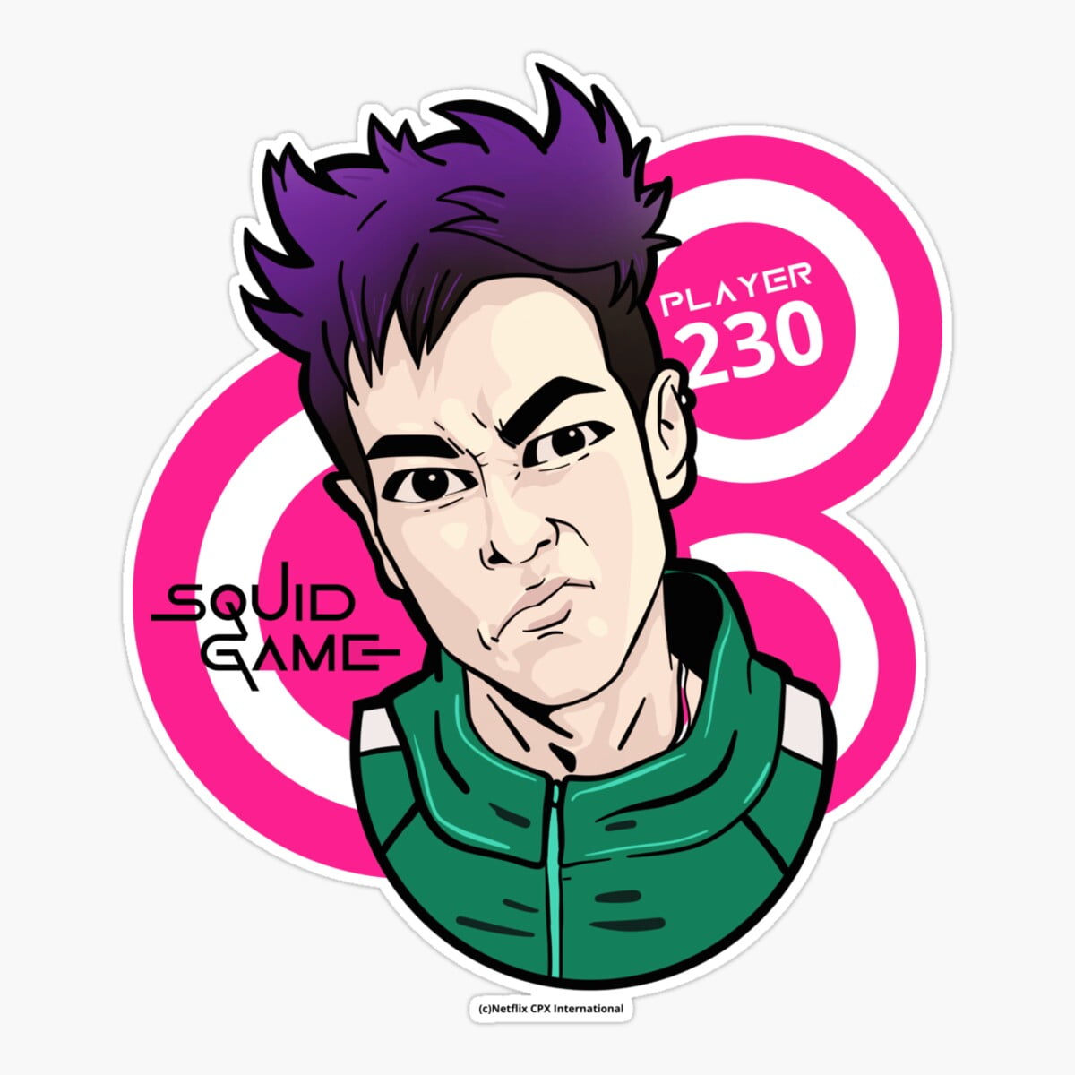 Maneki Squid Game - Thanos - Player 230 - Fan Art Cartoon Style ...